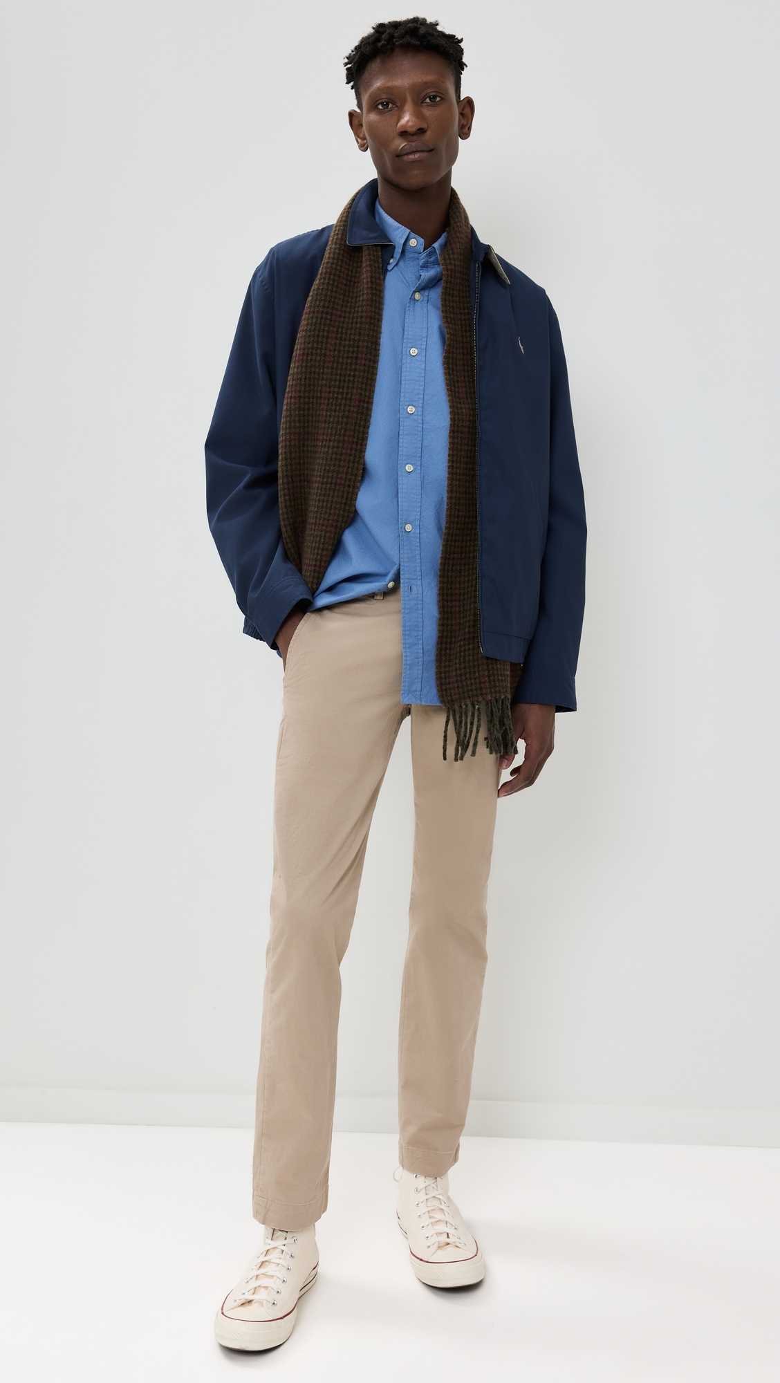 POLO RALPH LAUREN classic fit garment dyed oxford shirt